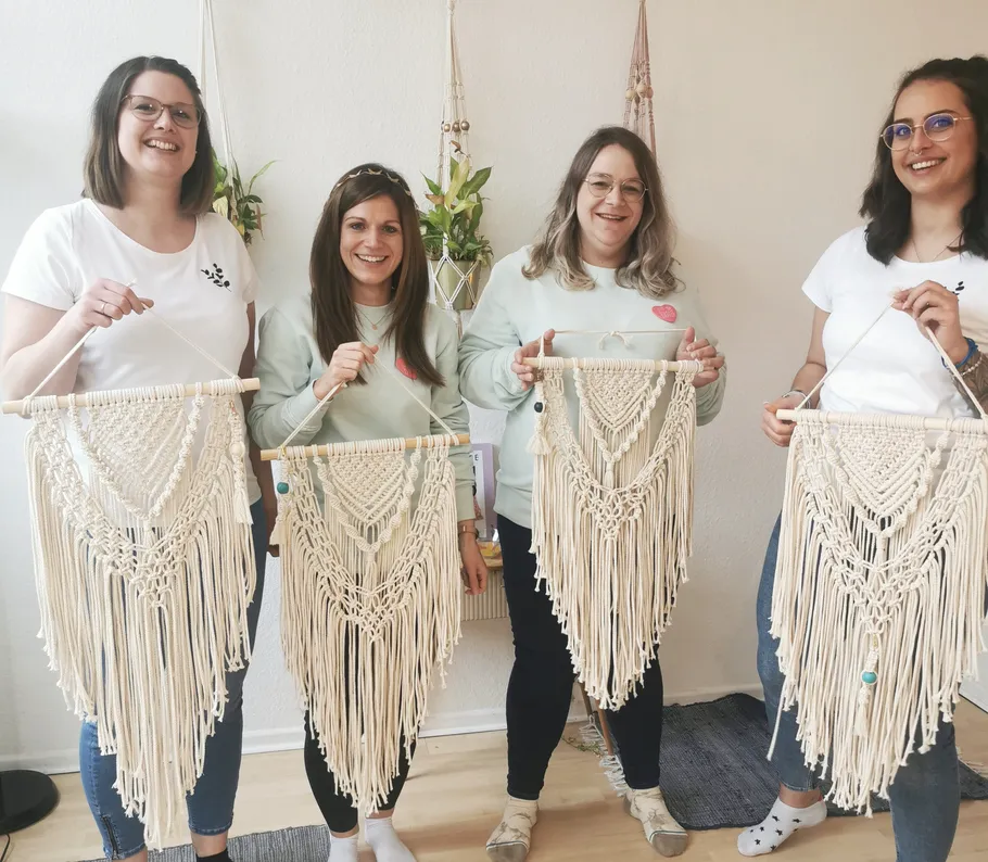 Makramee Wandbehang Workshop in Hannover: Kreative Auszeit | konfetti