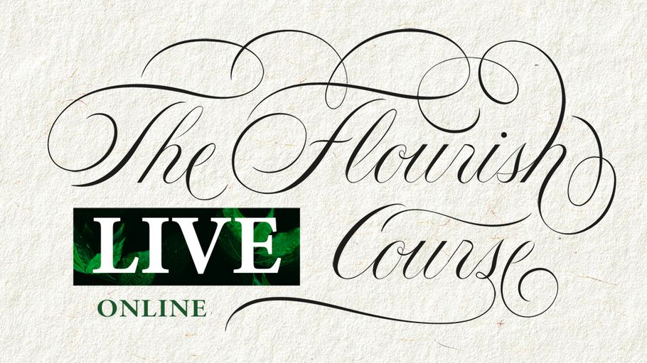 Handlettering Workshop - Flourish LIVE Online-Kurs | konfetti
