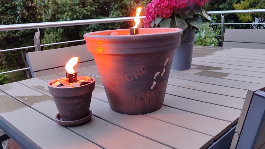 Langenhagen fire pots: creative outdoor design | konfetti